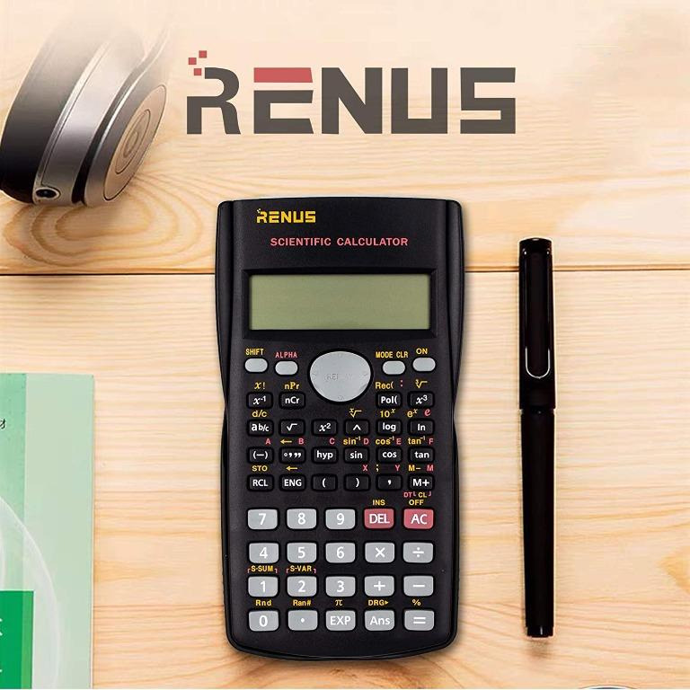RENUS 2-Line Engineering Scientific Calculator Function Calculator for ...