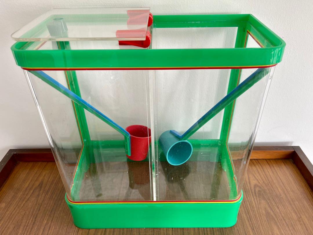 Retro soya bean milk acrylic container with lids and 2 scoops ...