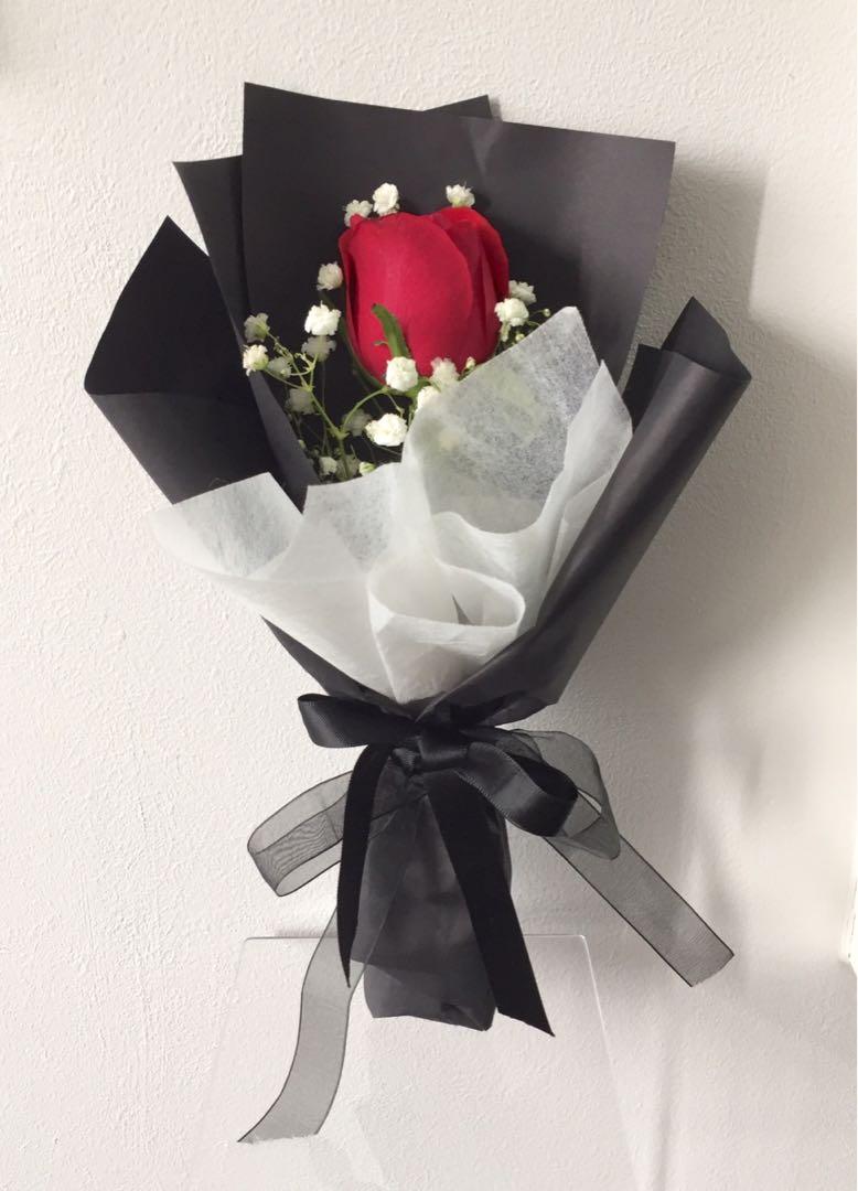 Rose bouquet | Fresh flower bouquet, Hobbies & Toys, Stationery & Craft ...
