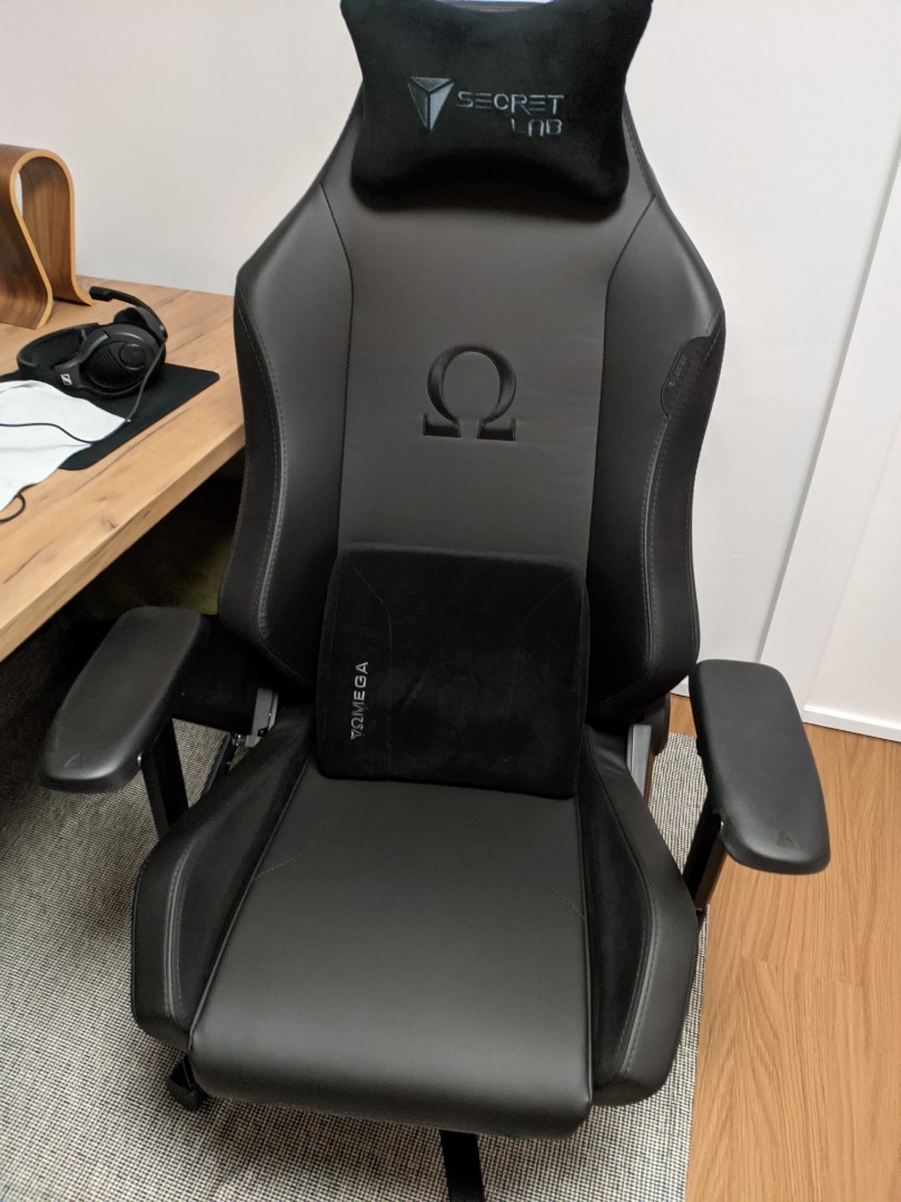 Secretlab Omega 2020 Black, Furniture & Home Living, Furniture, Chairs ...