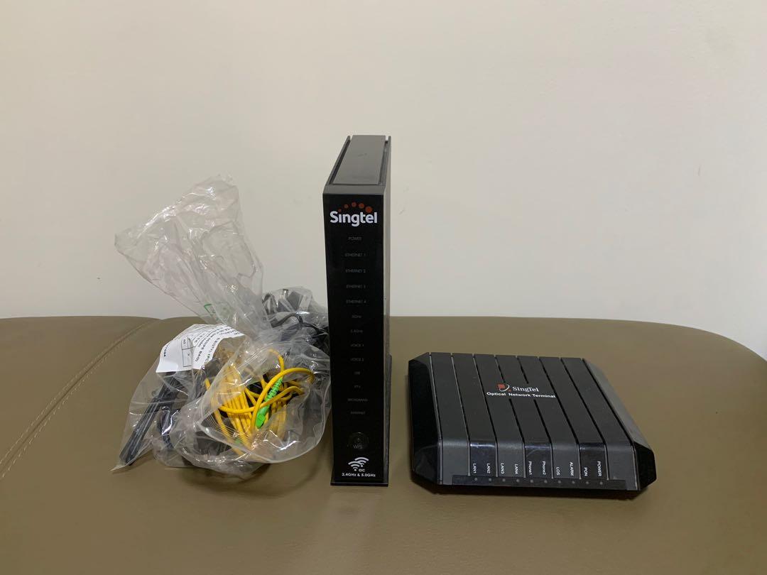 Singtel Modem and Router, Computers & Tech, Parts & Accessories ...