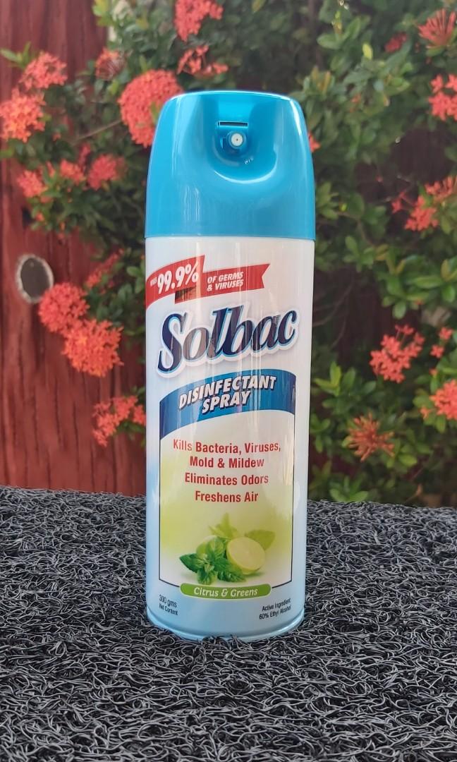 Solbac Disinfectant Spray, Beauty & Personal Care, Sanitizers ...