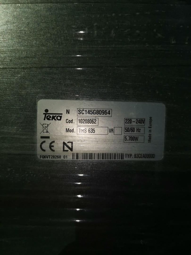 Teka induction cooker, TV & Home Appliances, Kitchen Appliances, BBQ ...