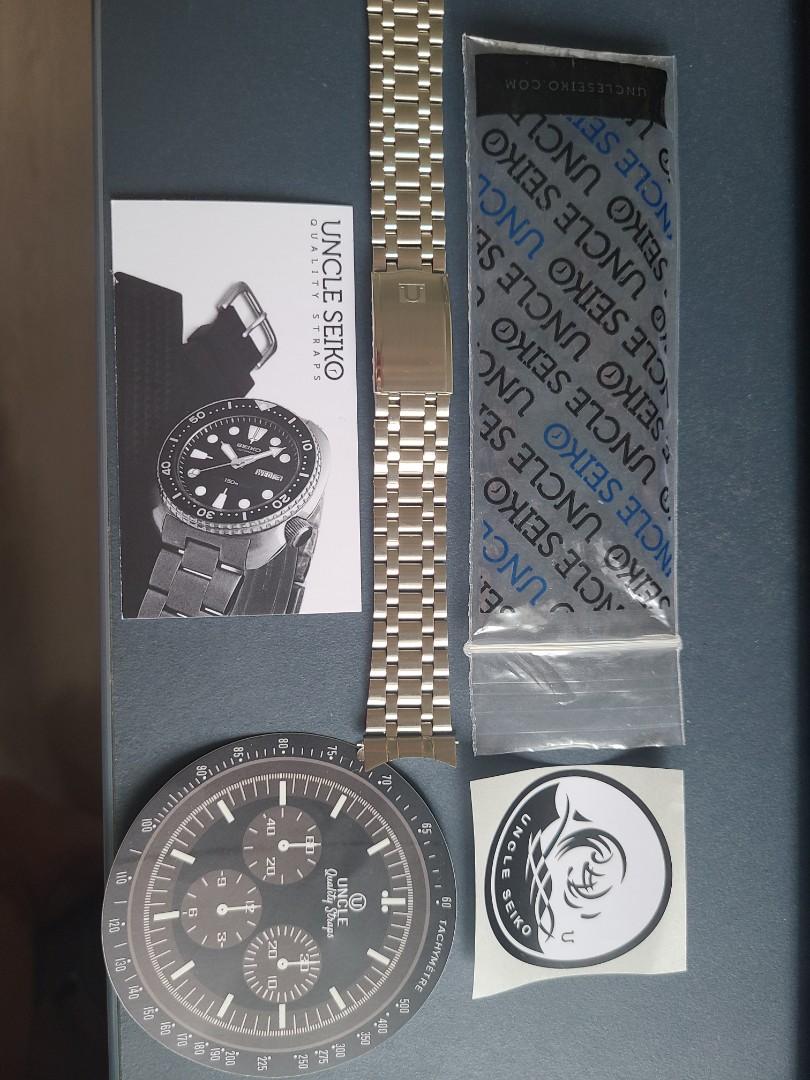 Uncle Seiko Holzer 20mm Omega Speedmaster, Luxury, Watches on Carousell