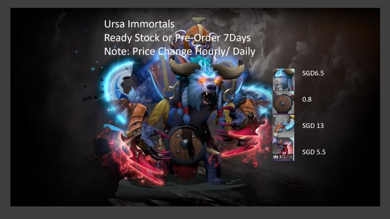 Ursa Best Mix Set‼️Immortal + Crystal Set‼️, Video Gaming, Gaming ...