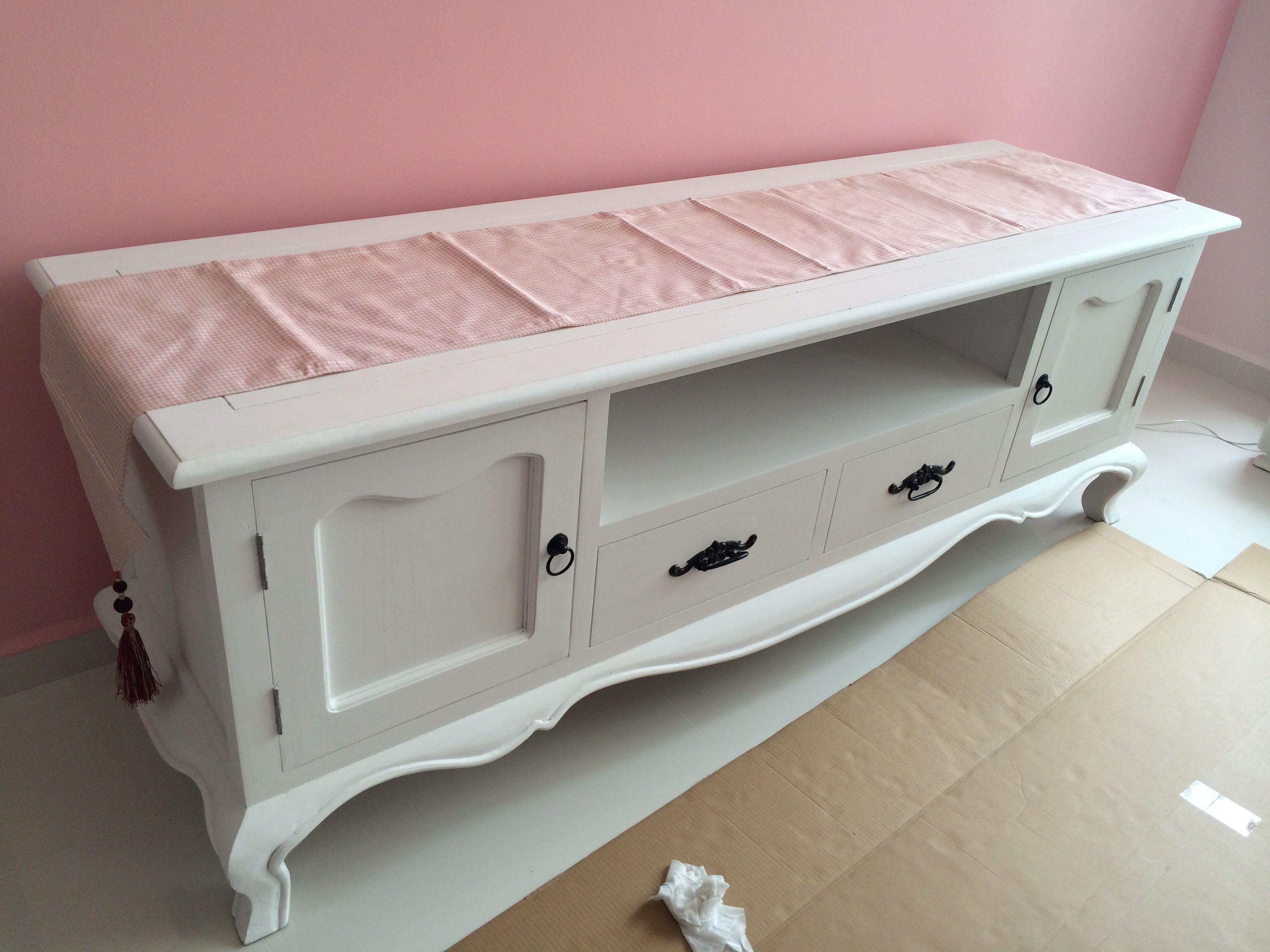 Victorian style tv console, Furniture & Home Living, Furniture, TV ...