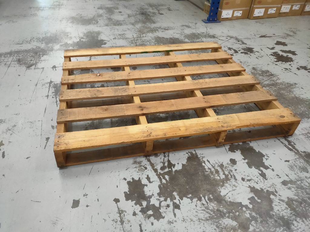 Wood Pallet (110cm x 95cm x 13cm), Furniture & Home Living, Outdoor ...
