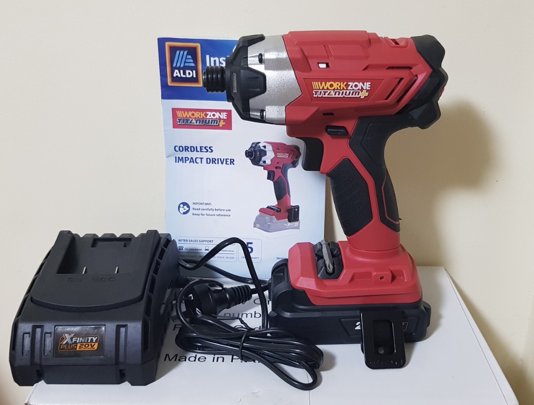 Workzone 20v cordless impact driver, Commercial & Industrial ...