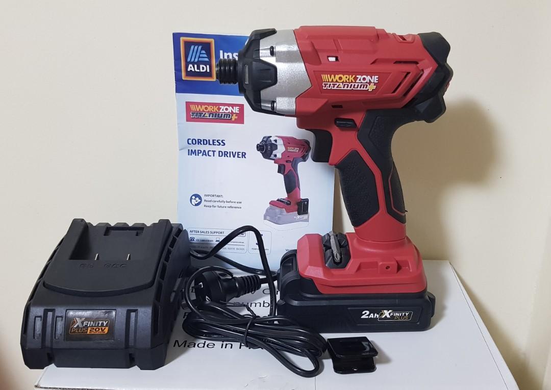 Workzone 20v cordless impact driver, Commercial & Industrial ...