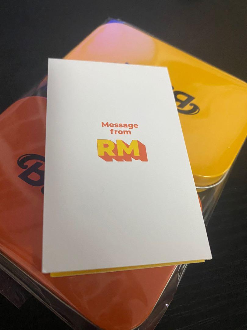 WTT - BTS RM Message Card, Hobbies & Toys, Memorabilia & Collectibles ...