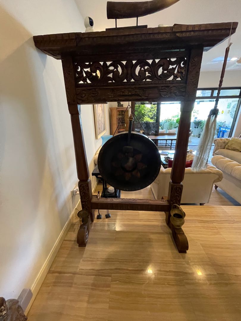 Antique vietnamese Dong with stand, Furniture & Home Living, Home Decor ...