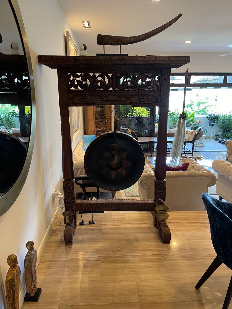 Antique vietnamese Dong with stand, Furniture & Home Living, Home Decor ...