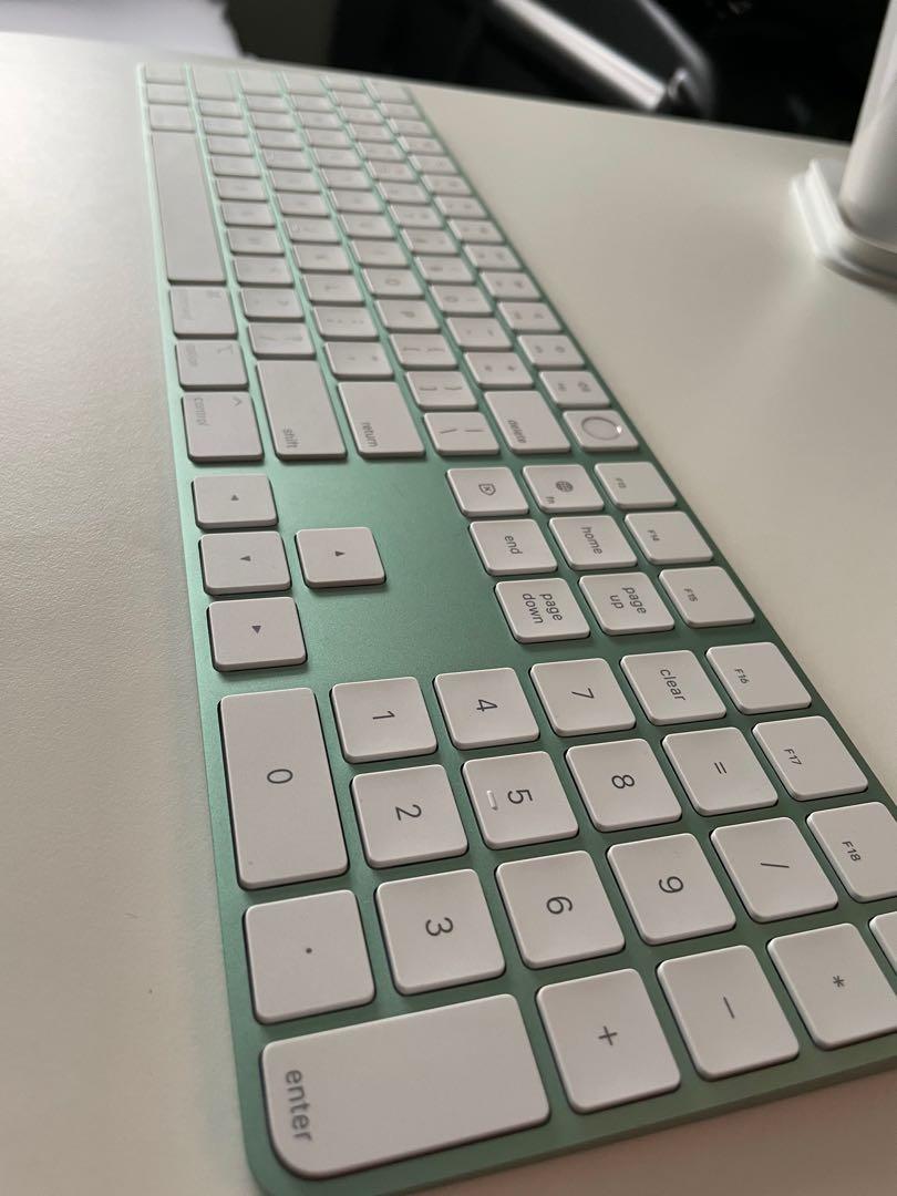 Apple Magic Keyboard (Green) with numeric keypad and touchID., Computers & Tech, Parts ...