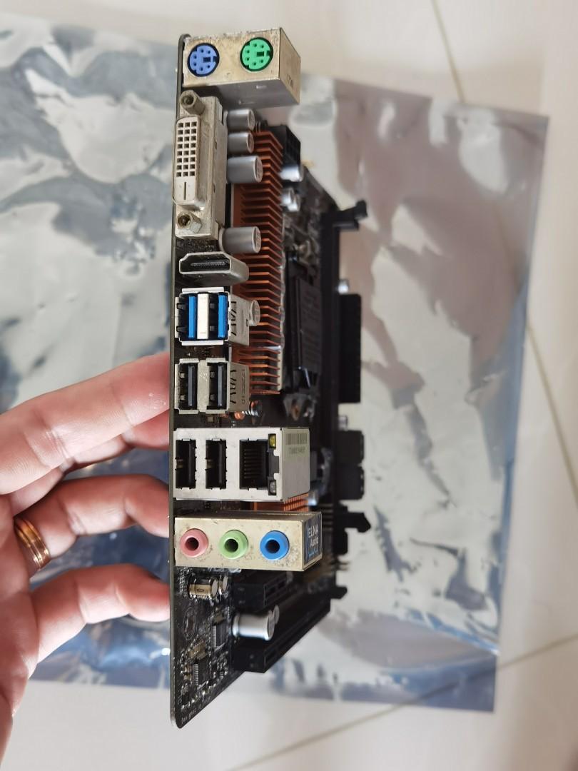 Asrock H110M HDS with io plate, Computers & Tech, Parts & Accessories ...