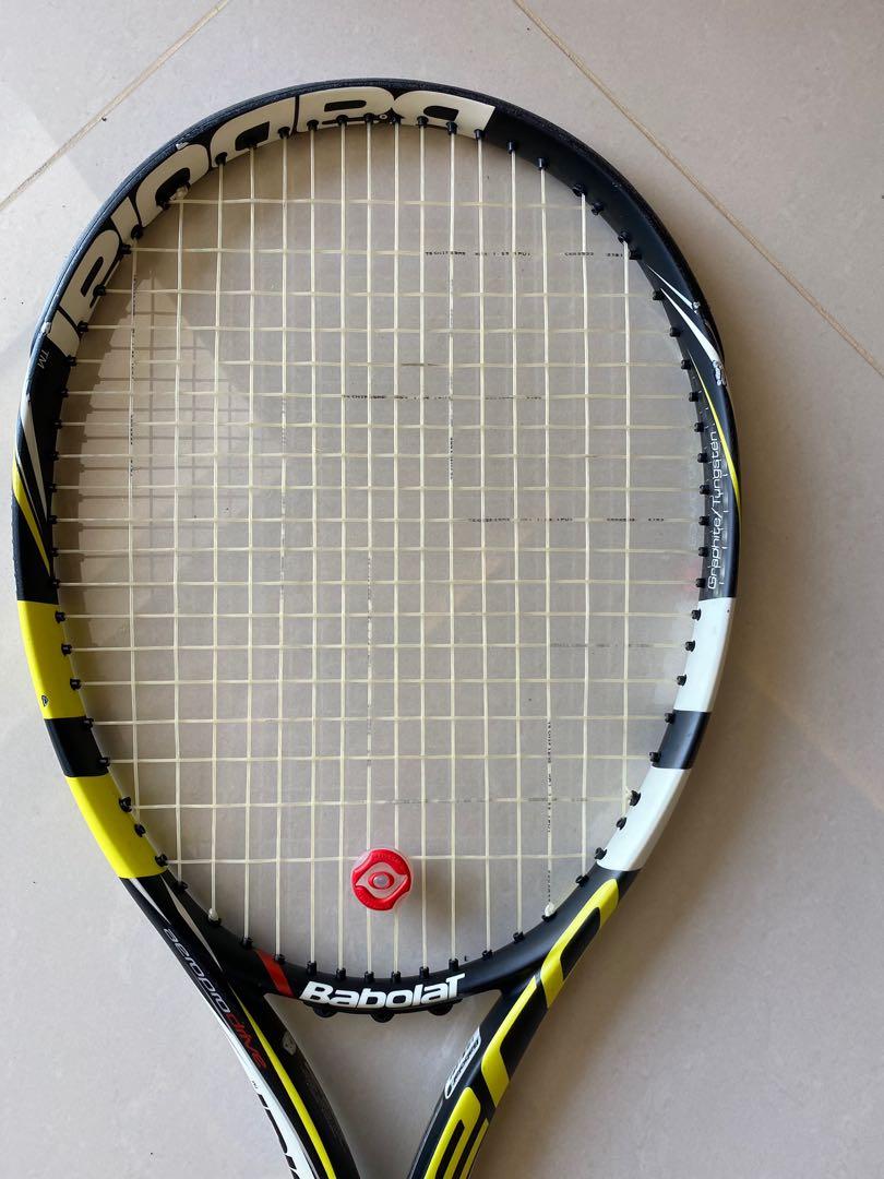 Babolat Aeropro Drive Tennis Racquet, Sports Equipment, Sports & Games ...