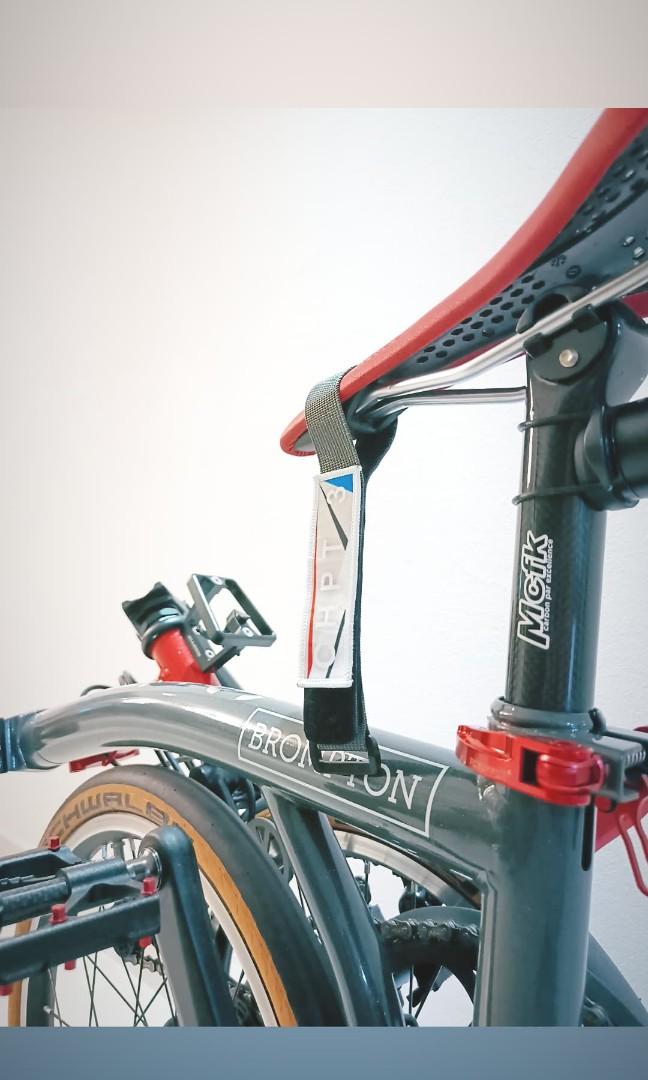 Brompton CHPT 3 Frame Strap + Velcro Patch, Sports Equipment, Bicycles ...