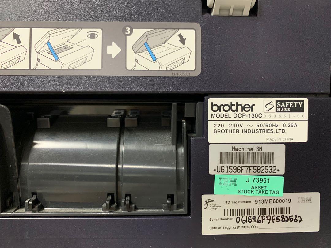 Brother DCP-130C Color Flatbed Multi Function Center, Computers & Tech ...