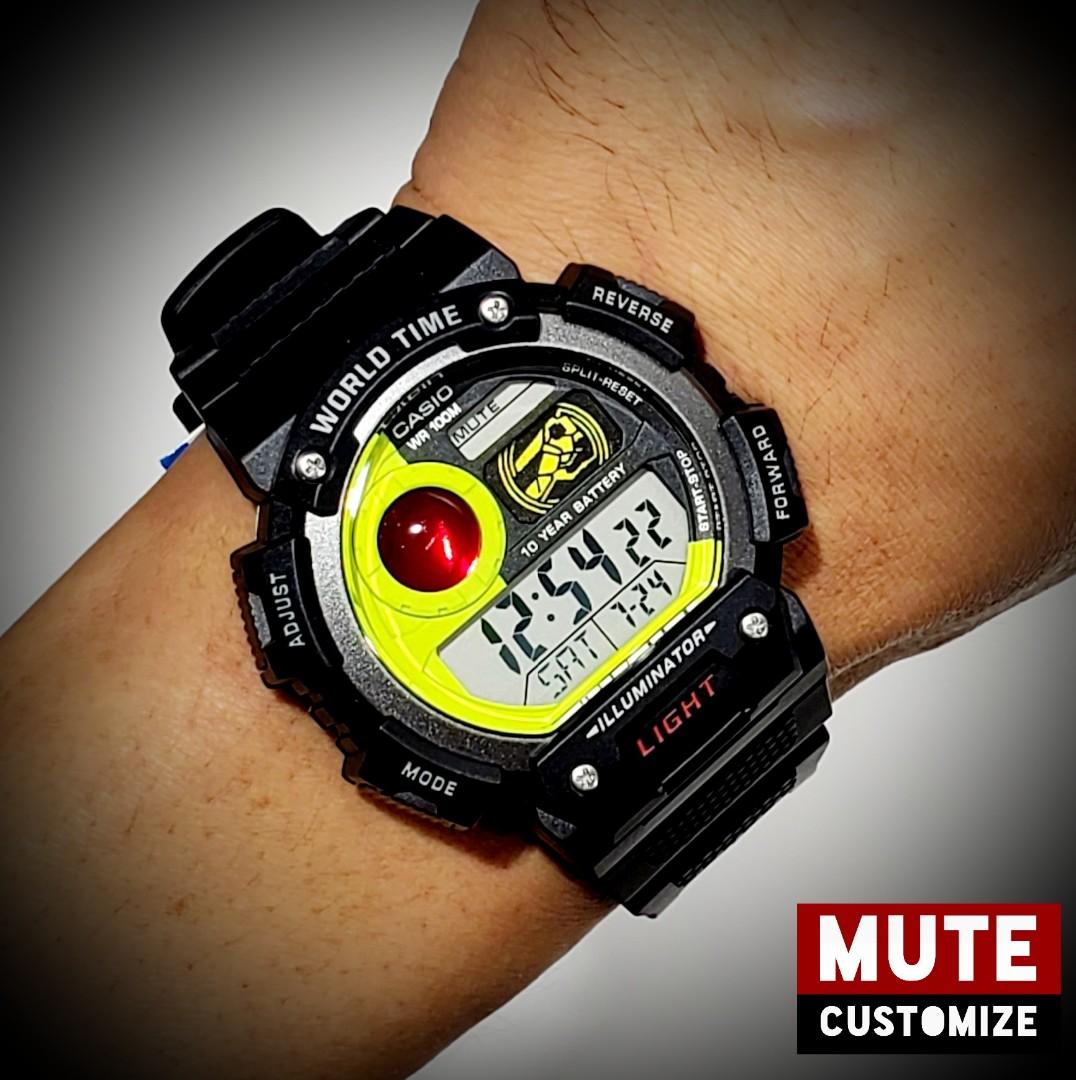 CASIO 幪面超人 ZERO ONE AE-1400 MOD MASKED RIDER custom made watch 全新 原裝錶 ...