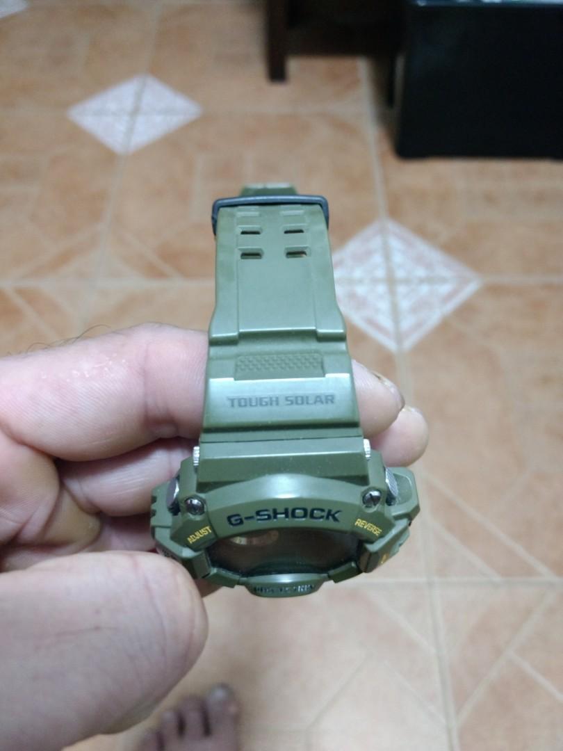 Casio g shock rangeman GW9400 GW 9400 olive green watch, Men's Fashion, Watches & Accessories ...