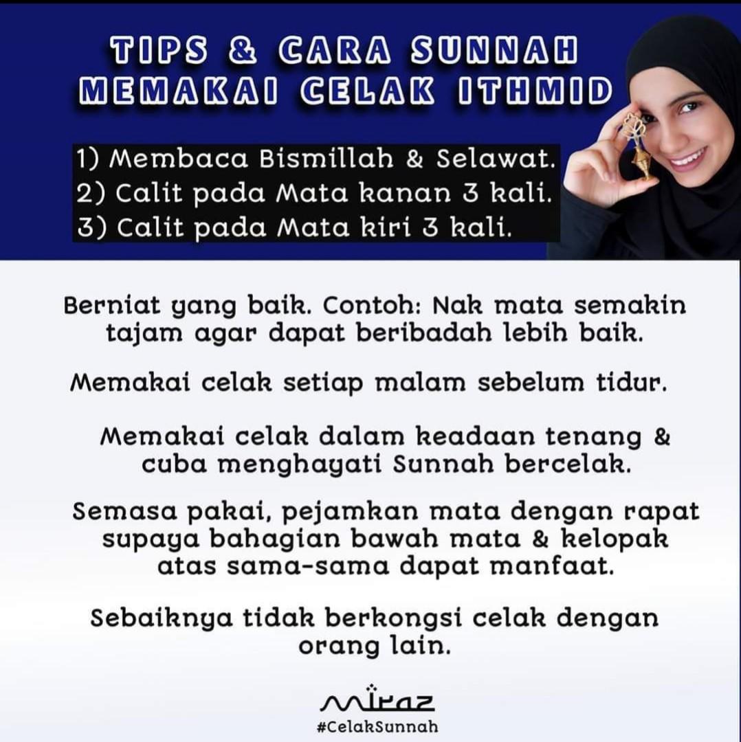 CELAK RASULULLAH Tembaga Ithmid Mekah Serbuk celak arab, Beauty ...