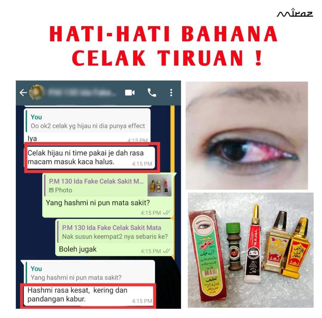 CELAK RASULULLAH Tembaga Ithmid Mekah Serbuk celak arab, Beauty ...