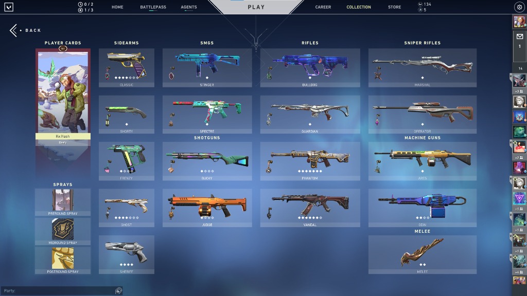 WTS Celestial Fan Stacked Valorant Account, Video Gaming, Gaming ...