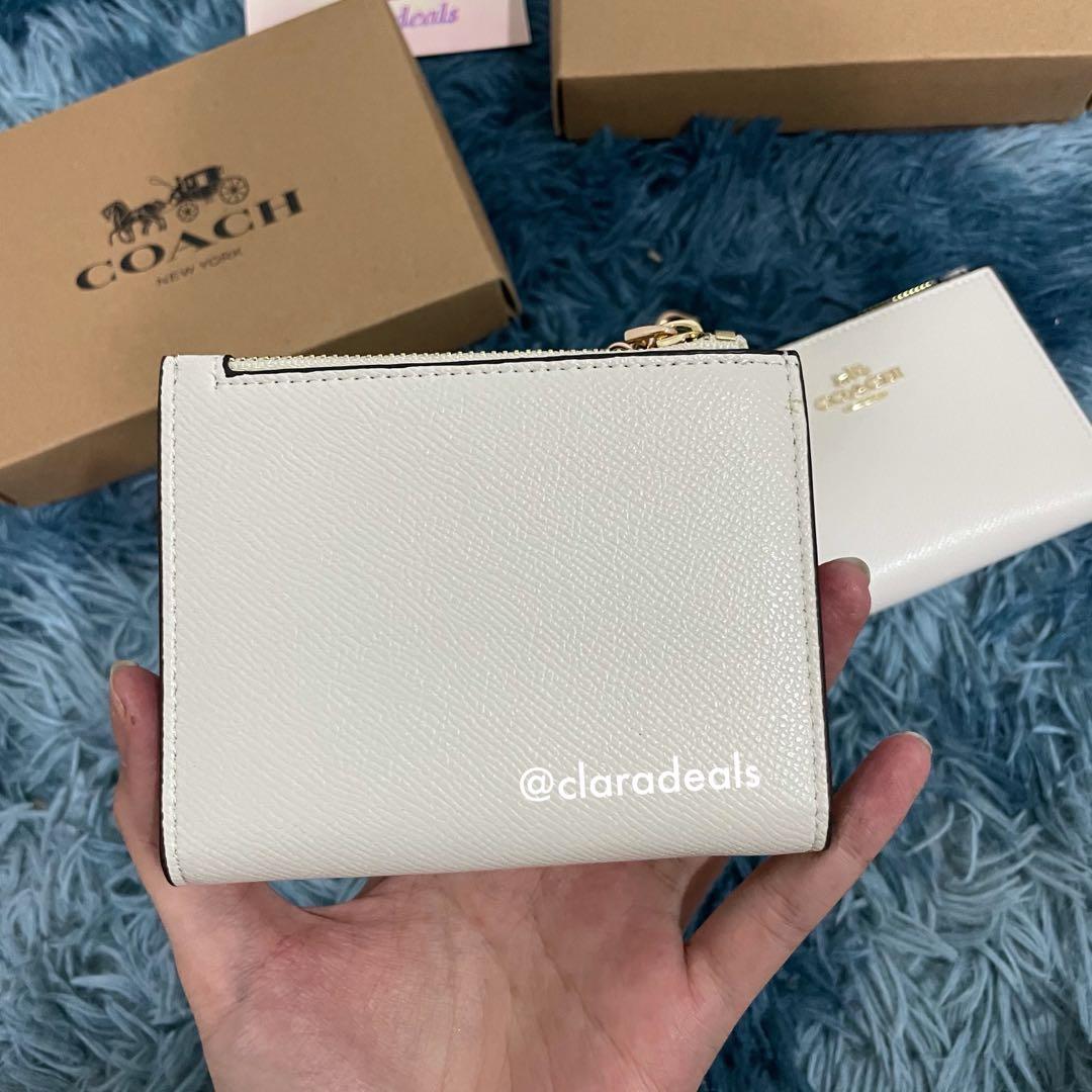 Coach Small Wallet White, Women's Fashion, Bags & Wallets, Purses ...