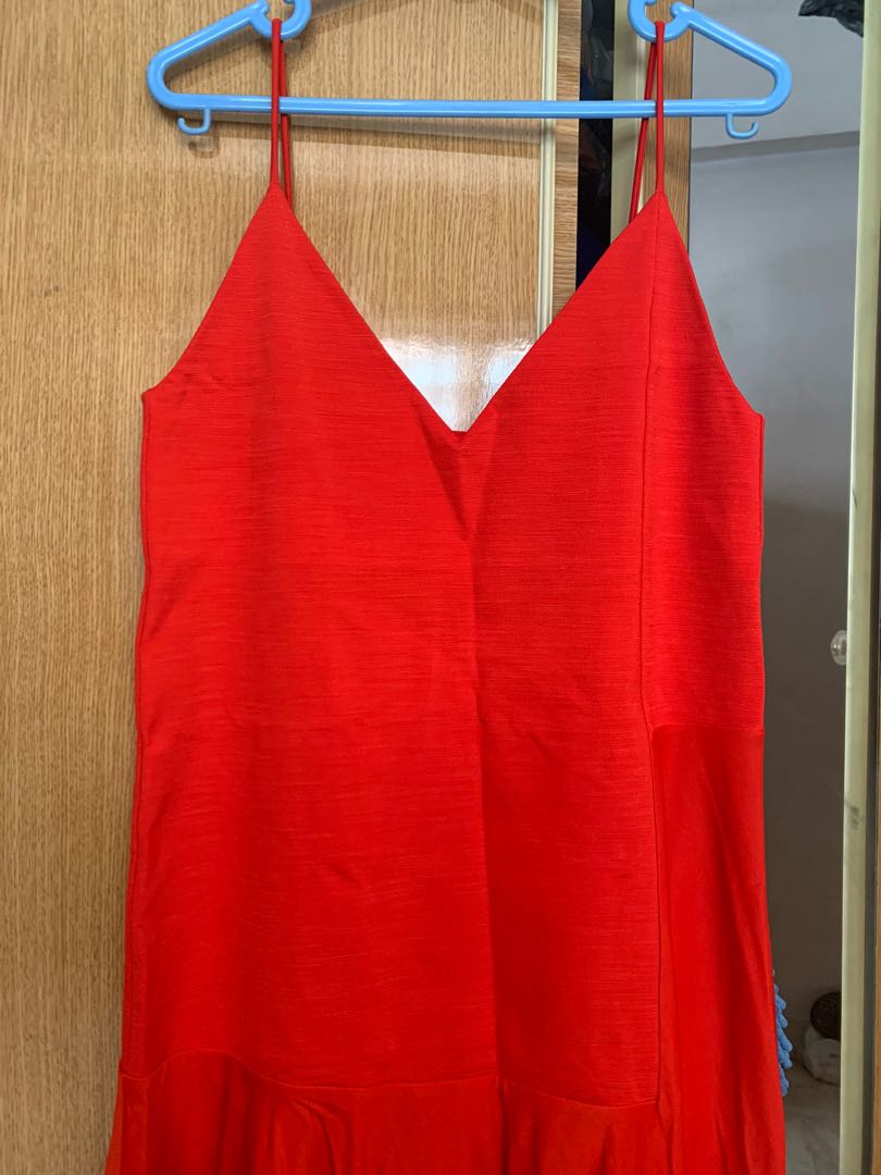 COS red dress, Women's Fashion, Dresses & Sets, Dresses on Carousell