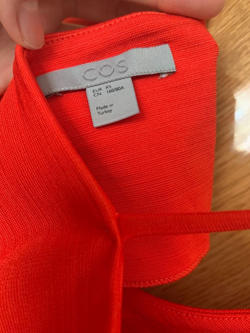 COS red dress, Women's Fashion, Dresses & Sets, Dresses on Carousell