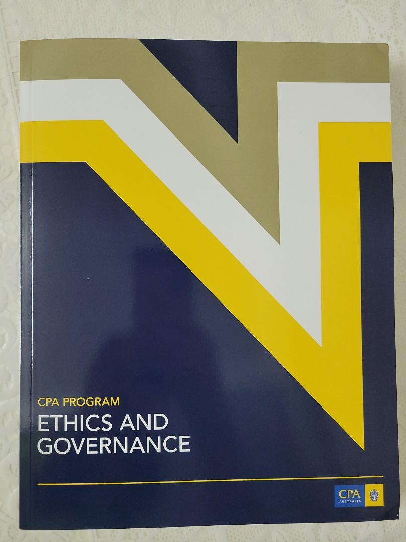 CPA PROGRAM ETHICS AND GOVERNANCE 3rd edition, 教科書 - Carousell