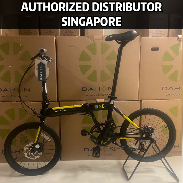 DAHON FOLDING K one (OFFICIAL USA version BLACK / YELLOW )ONLY DAHON ...