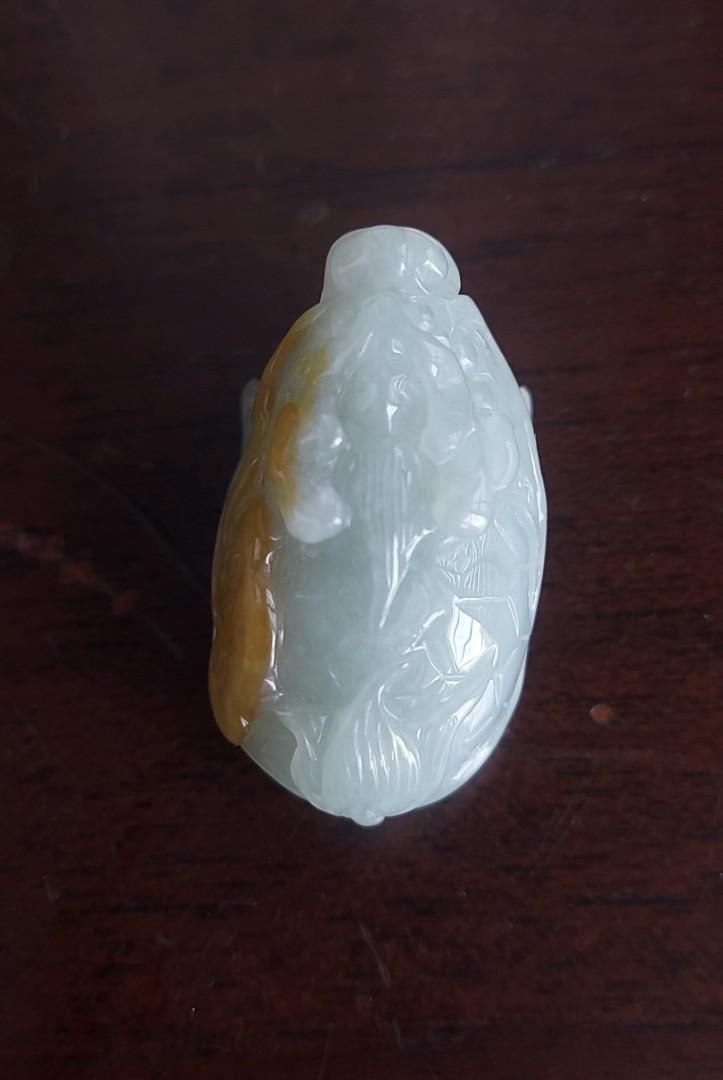 Dragon Turtle (龙龟) Jade Natural Type A Jadeite Pendant, Hobbies & Toys ...