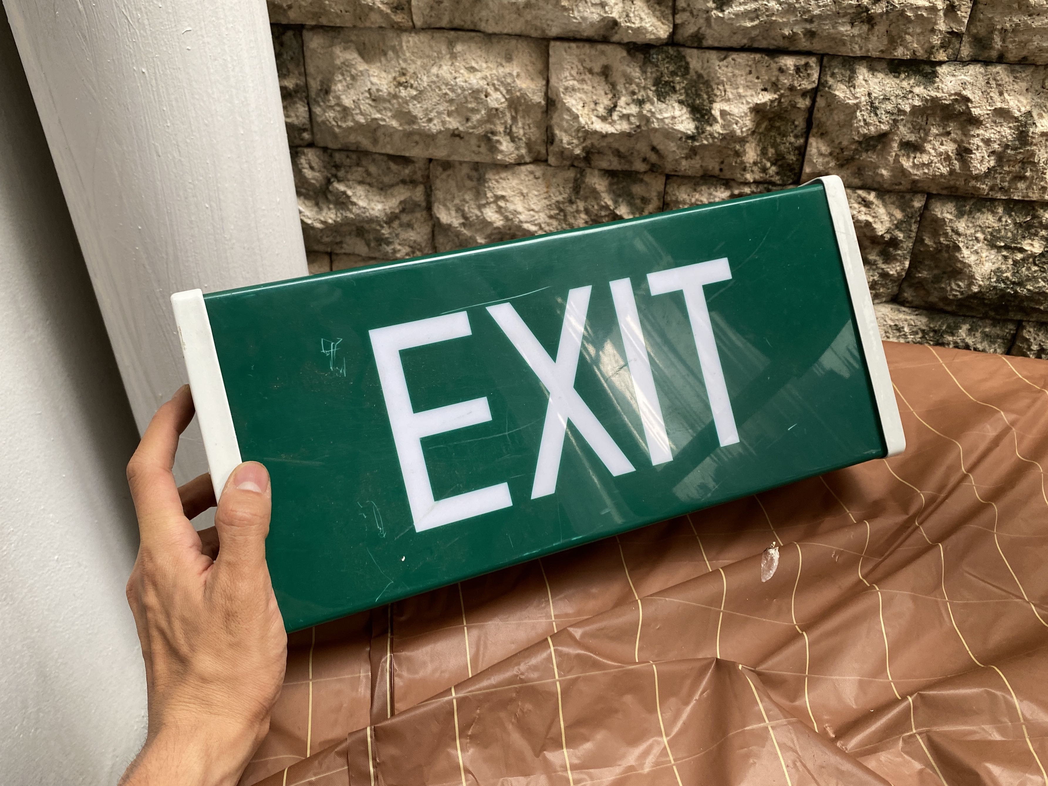 Emergency Exit Sign Maxspid (Certified), Everything Else on Carousell