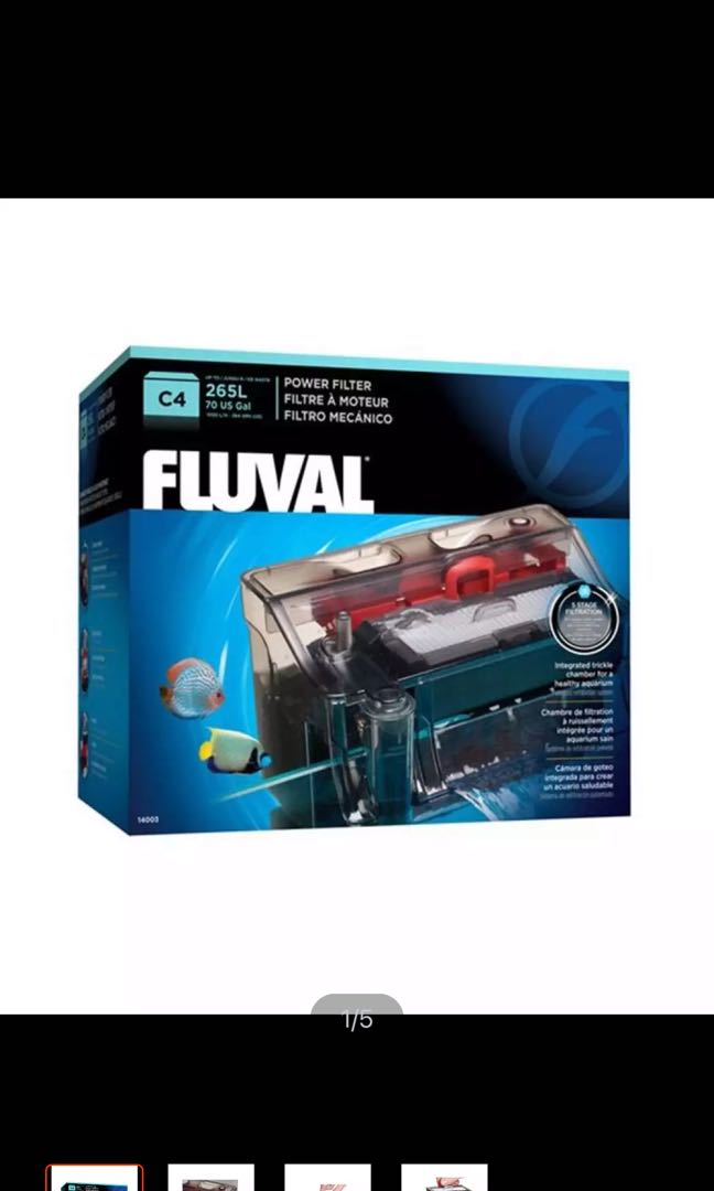 Fluval HOB C4 filter, Pet Supplies, Homes & Other Pet Accessories on ...