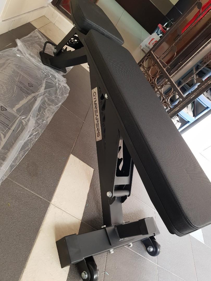 Gym Reapers Adjustable Bench BN READY STOCK, Sports Equipment, Exercise ...