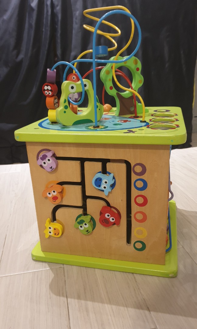 Hape activity cube, Babies & Kids, Infant Playtime on Carousell