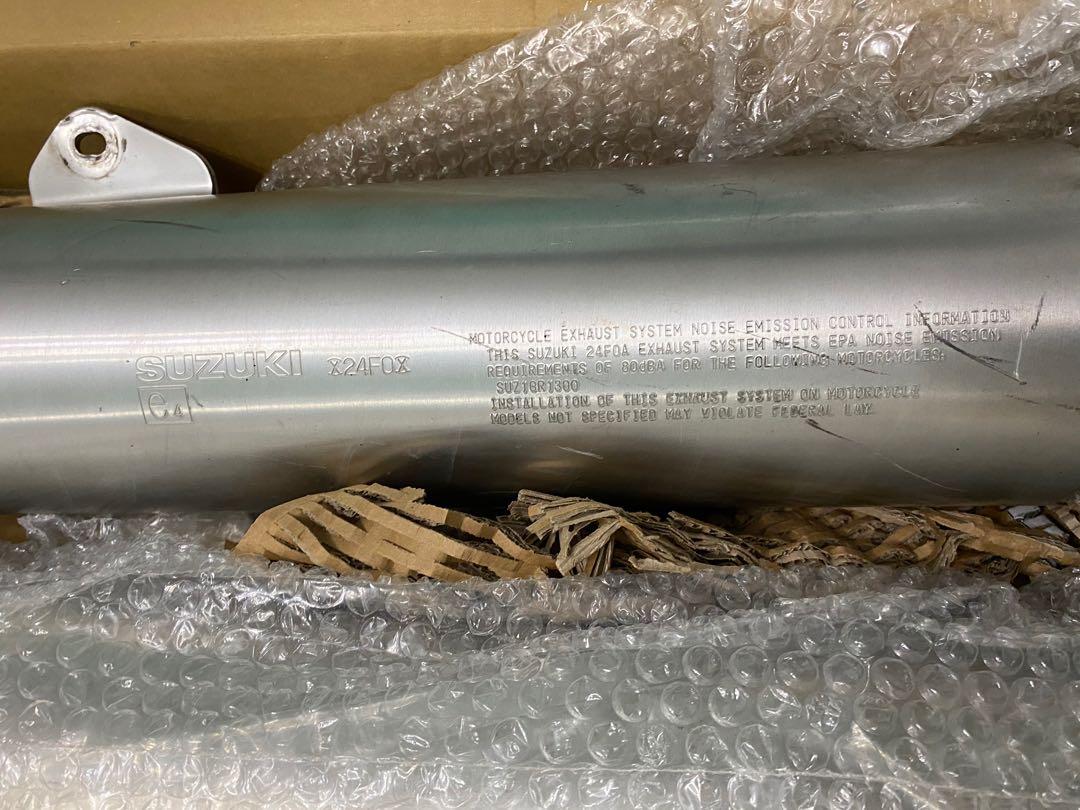 Hayabusa Gen 1 stock pipe, Motorcycles, Motorcycle Accessories on Carousell