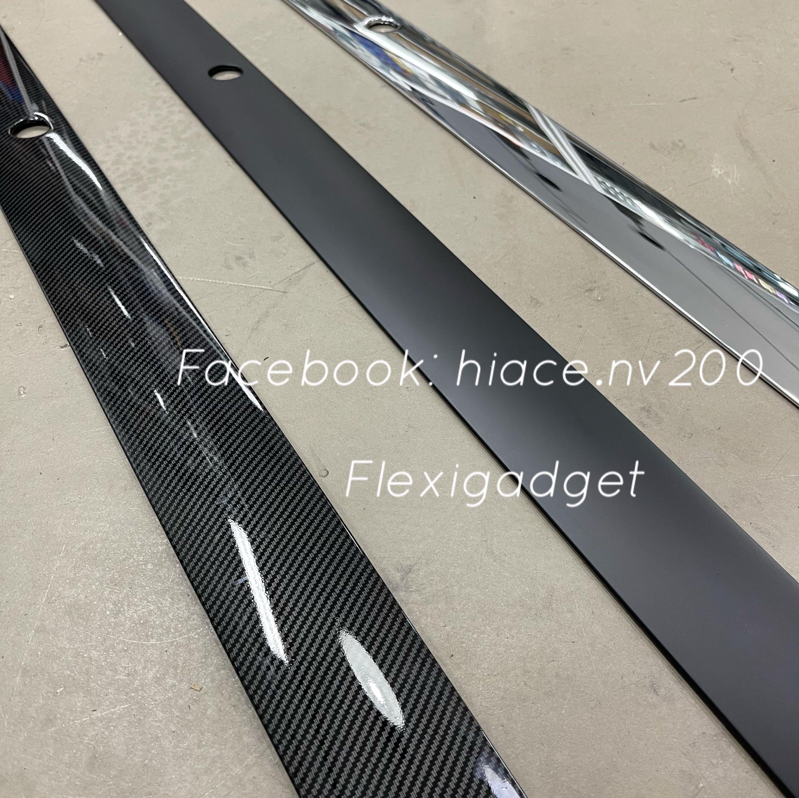 Hiace 5D Tailgate Trunk Lip Carbon Print / Hiace Rear Door Carbon Fiber ...