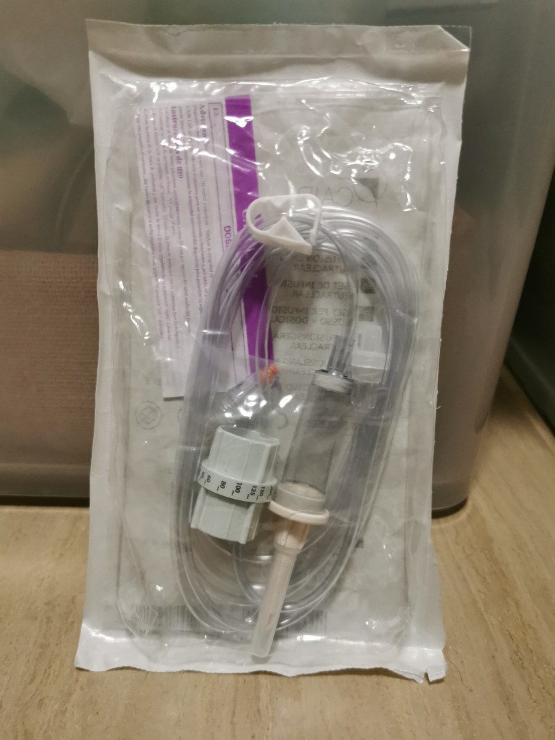 Infusion Line with Flow Regulator, Pet Supplies, Health & Grooming on ...