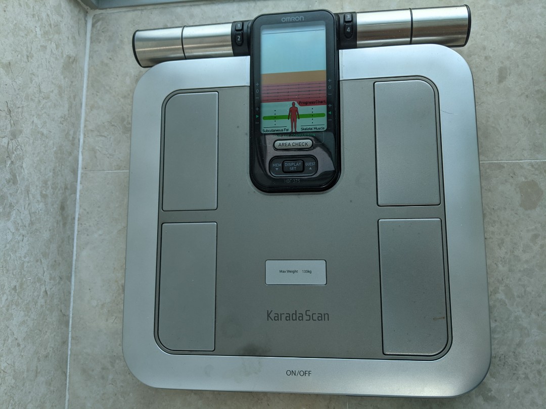 Karada Scan weighing scale, Health & Nutrition, Health Monitors ...