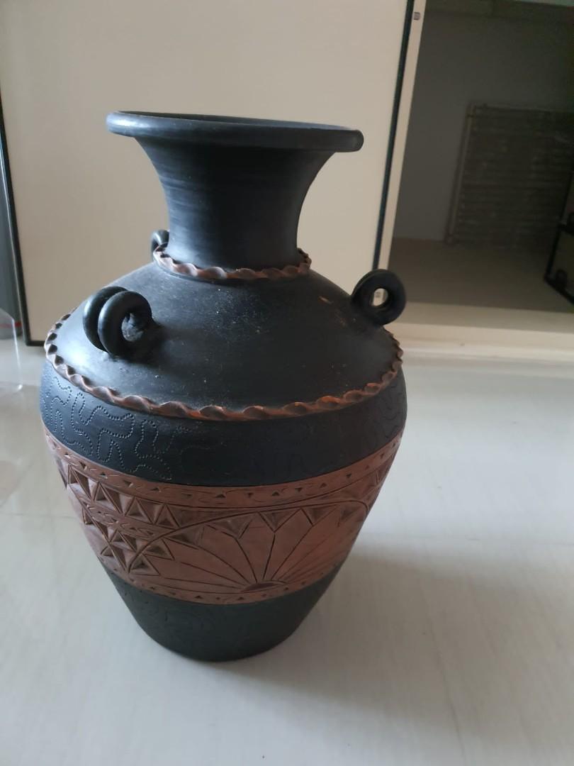 Large Bali Ceramic Pot, Furniture & Home Living, Home Decor, Vases ...