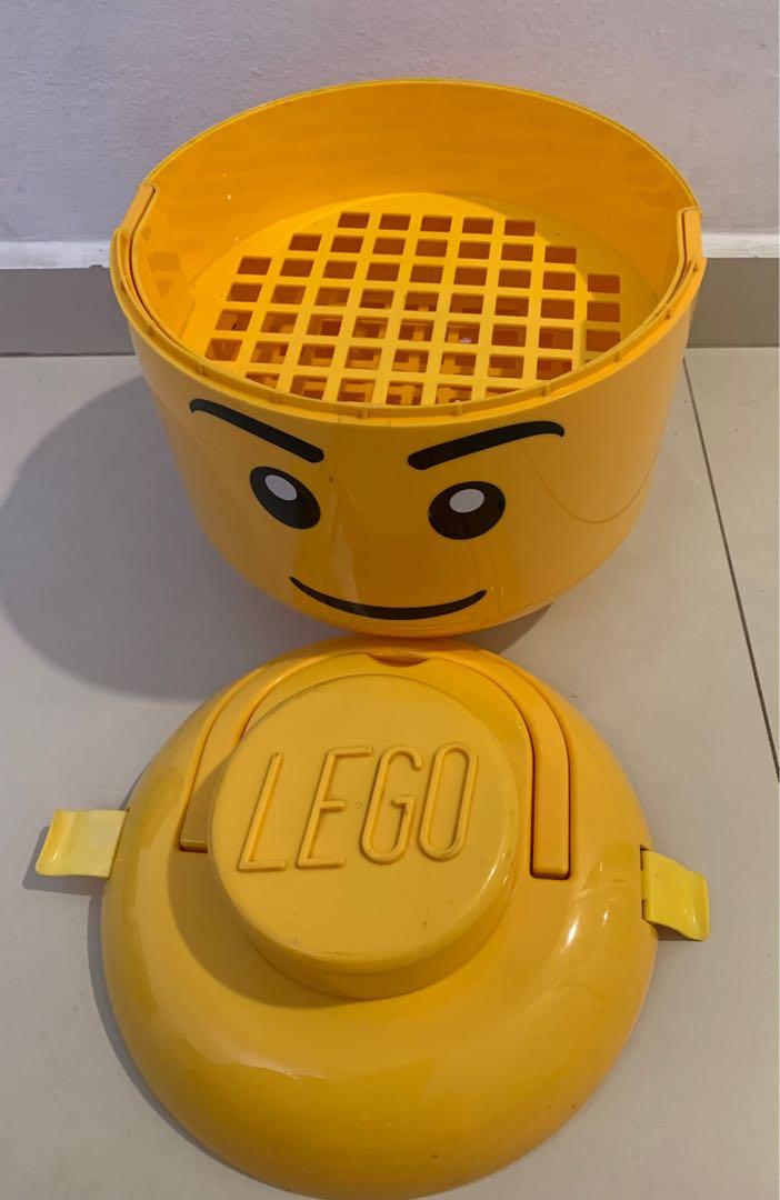 Lego head storage containers, Hobbies & Toys, Toys & Games on Carousell