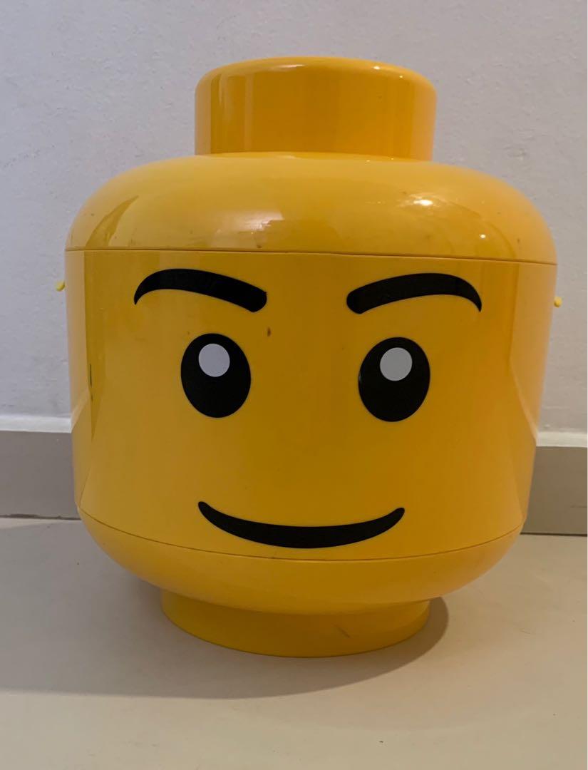 Lego head storage containers, Hobbies & Toys, Toys & Games on Carousell