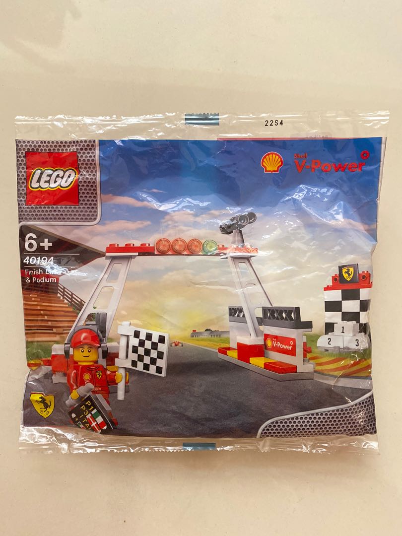 Lego Shell 40194 Finish line & podium, Toys & Collectibles, Mainan di ...