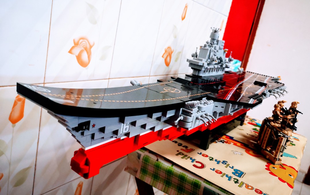 Liao Ning Aircraft Carrier bricks (LEGO compatible), Hobbies & Toys ...