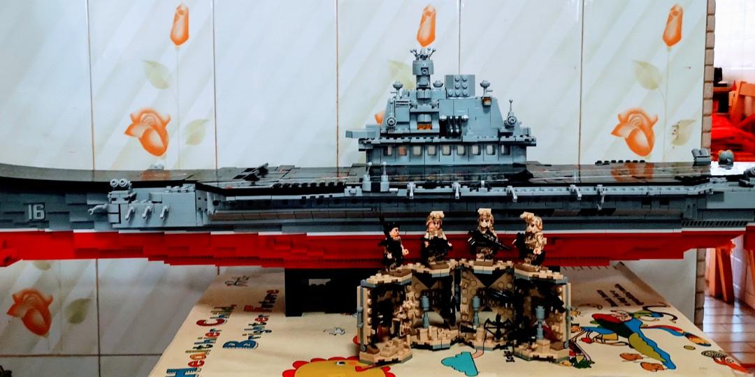 Liao Ning Aircraft Carrier bricks (LEGO compatible), Hobbies & Toys ...