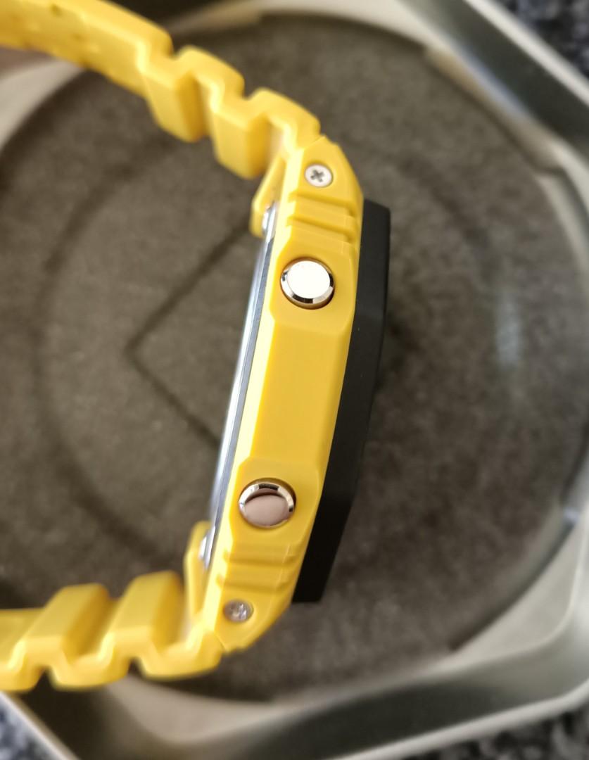 [LNIB] G Shock CasiOak Yellow Quartz Casio Sports Watch GA2100, Men's ...