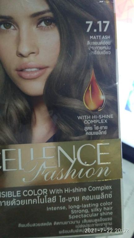 L'Oreal Hair Color Matt Ash Original Loreal, Beauty & Personal Care ...