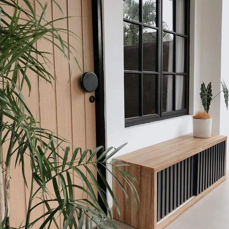 Mahogany shoe rack bench, Furniture & Home Living, Furniture, Shelves ...