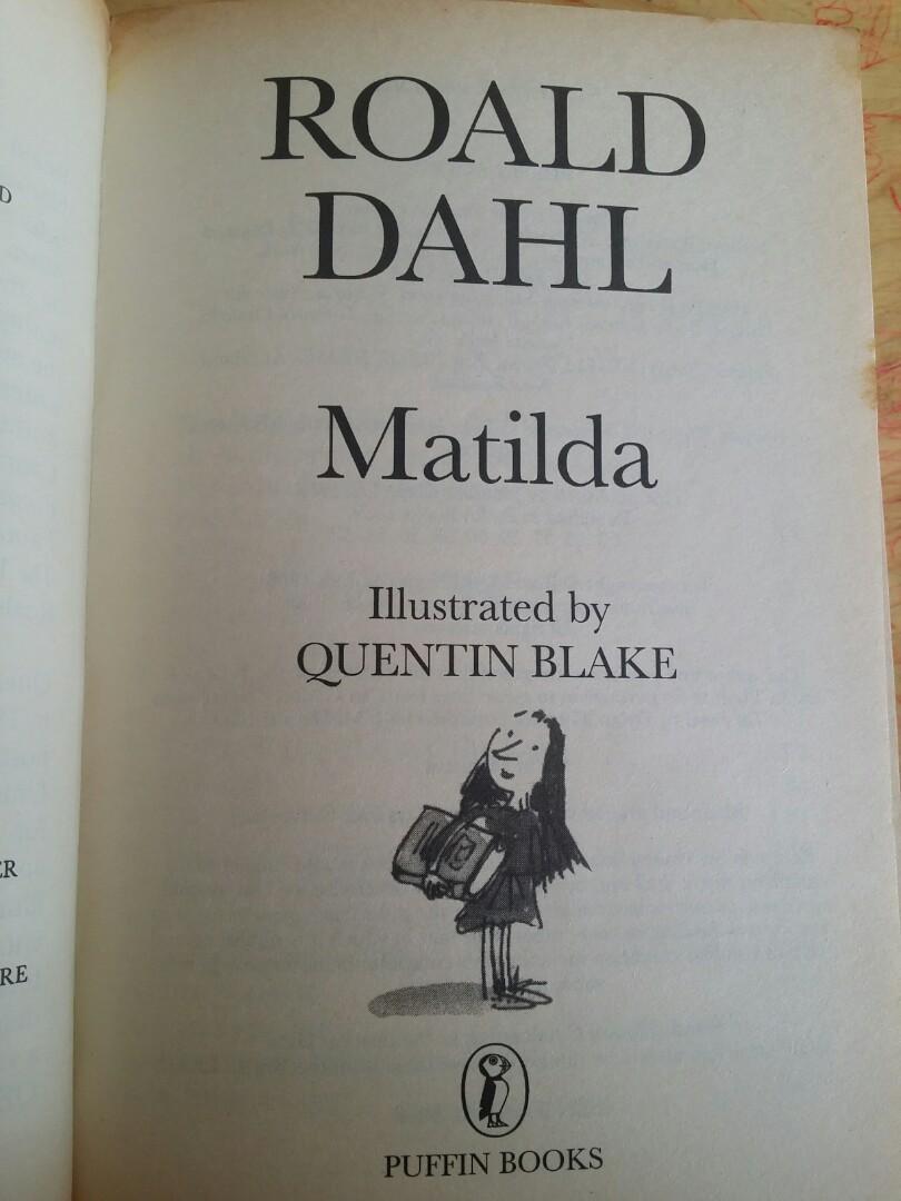 Matilda by Roald Dahl (Puffin Books), 興趣及遊戲, 書本 & 文具, 小朋友書 - Carousell